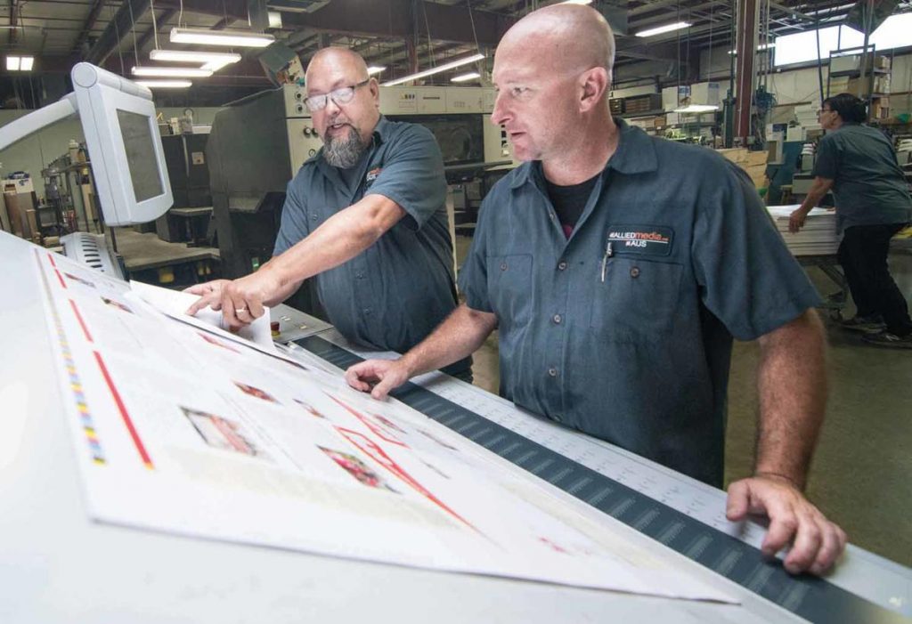 We fulfill all your print needs at Allied, including union services