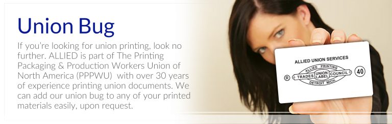 Union bug printer with over 30 years of experience at Allied Union Services